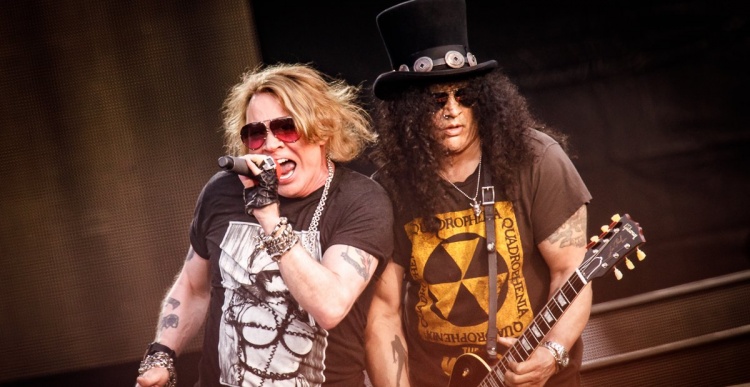 Concert Guns n' Roses in Evenemententerrein A2 Weert Noord, Weert op 11 ...