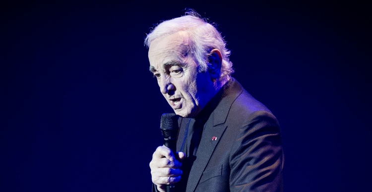 Concert Charles Aznavour in Sportpaleis, Antwerpen op 11 oktober 2000