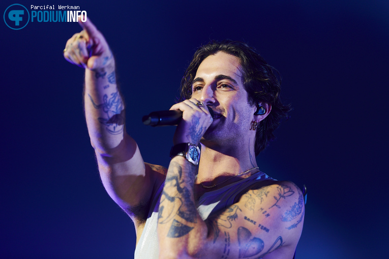 Foto Damiano David in AFAS Live op 15 september 2025 op Podiuminfo. Foto 2 van 12.