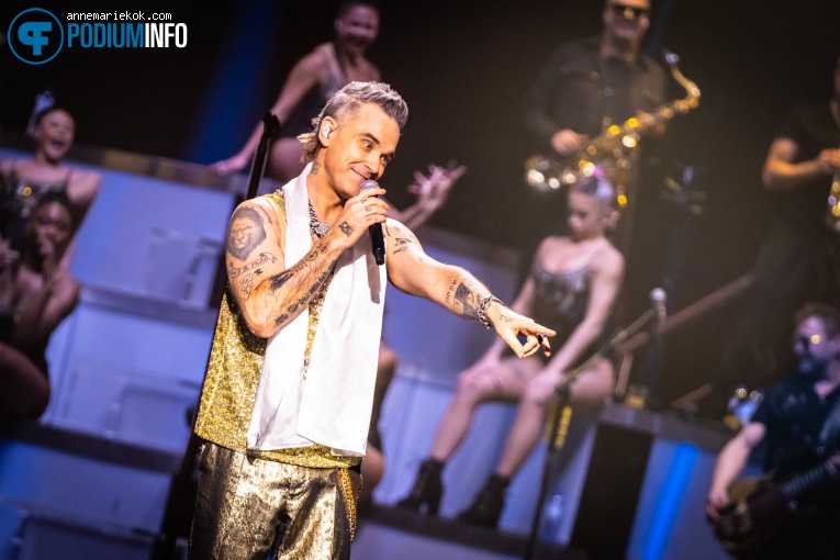 Foto Robbie Williams in Ziggo Dome op 28 januari 2023 op Podiuminfo ...