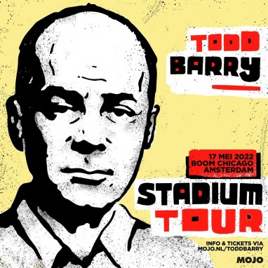Stand-up comedian Todd Barry keert in mei terug naar Boom Chicago ...