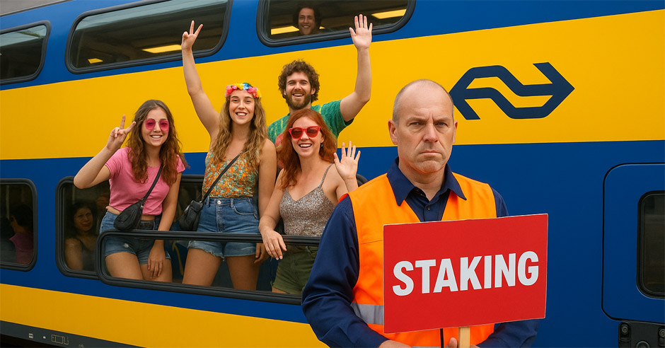 NS-staking in Noord- en Zuid Nederland hindert vrijdag festivalgangers ...